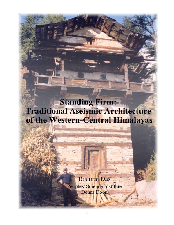 (PDF) Standing Firm: Traditional Aseismic Architecture in the Western ...