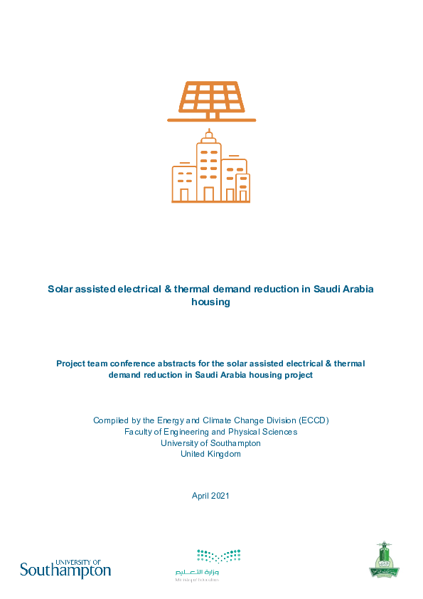(PDF) Solar assisted electrical & thermal demand reduction in Saudi ...