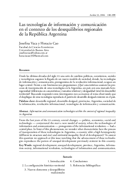 (PDF) Las tecnologías de información y comunicación en el contexto de los desequilibrios ...