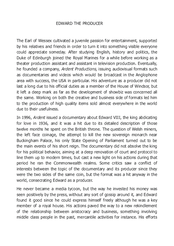 (PDF) EDWARD THE PRODUCER