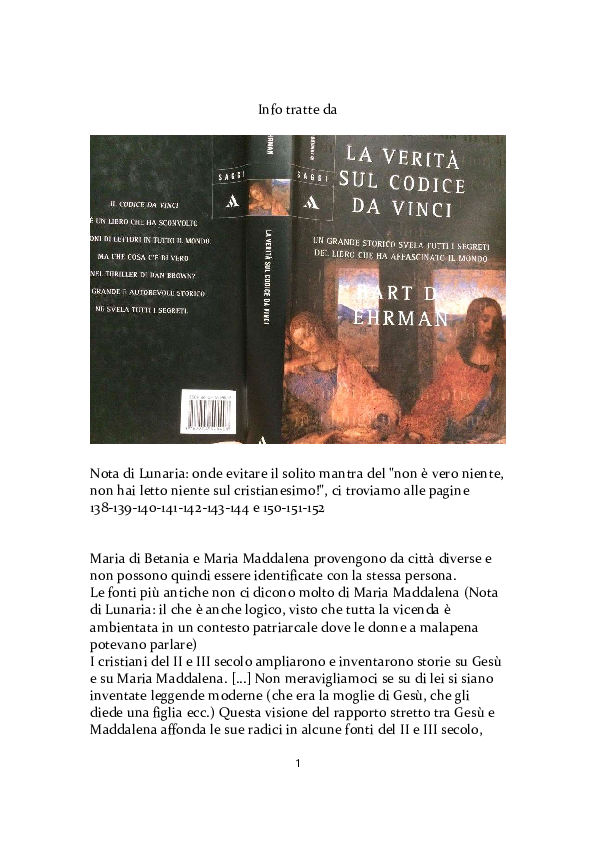 (PDF) Maria Maddalena e gli apostoli