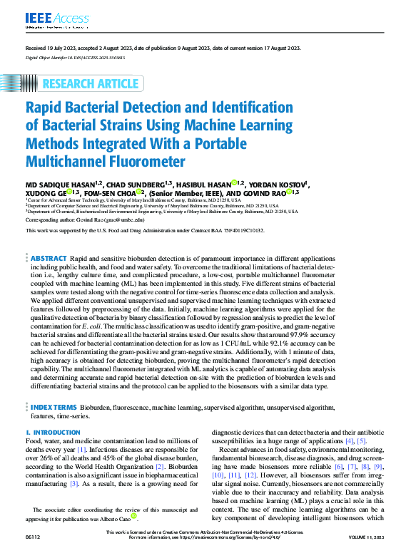 (PDF) Rapid Bacterial Detection and Identification of Bacterial Strains ...
