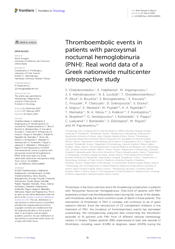 (PDF) Anticoagulant therapy with rivaroxaban in a young patient with ...
