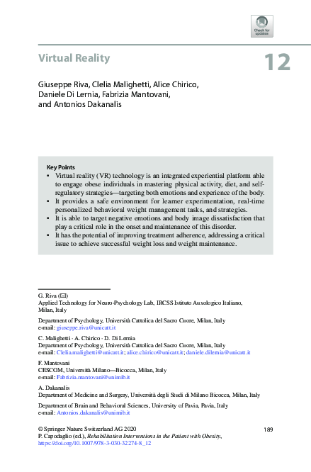 (PDF) Virtual Reality