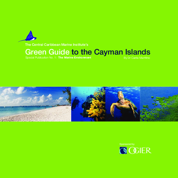 (PDF) Green Guide to the Cayman Islands 1: the marine environment