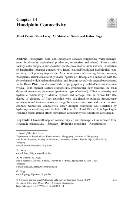 (PDF) Floodplain Connectivity