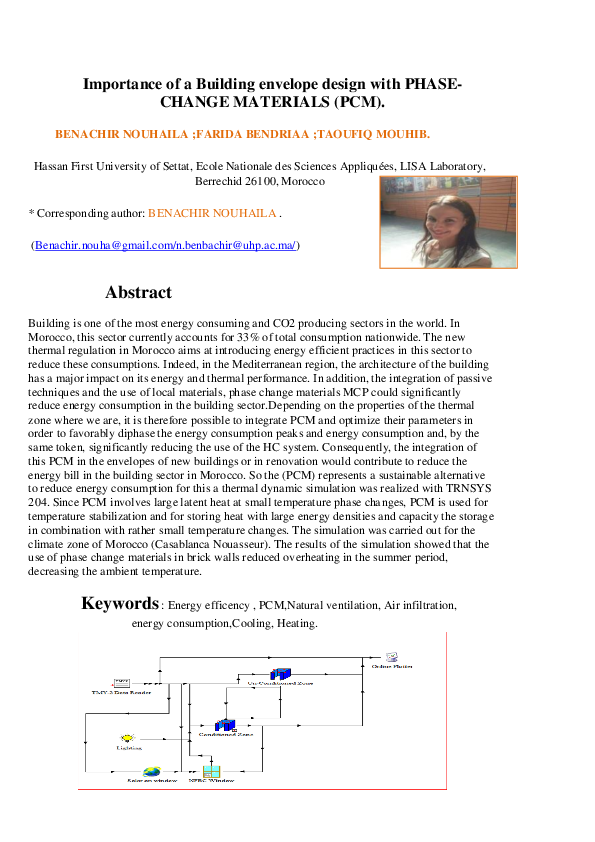 (PDF) Importance of a Building envelope design with PHASE-CHANGE MATERIALS (PCM