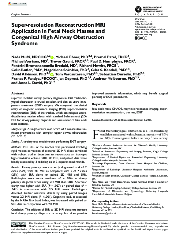 (PDF) Super‐resolution Reconstruction MRI Application in Fetal Neck ...