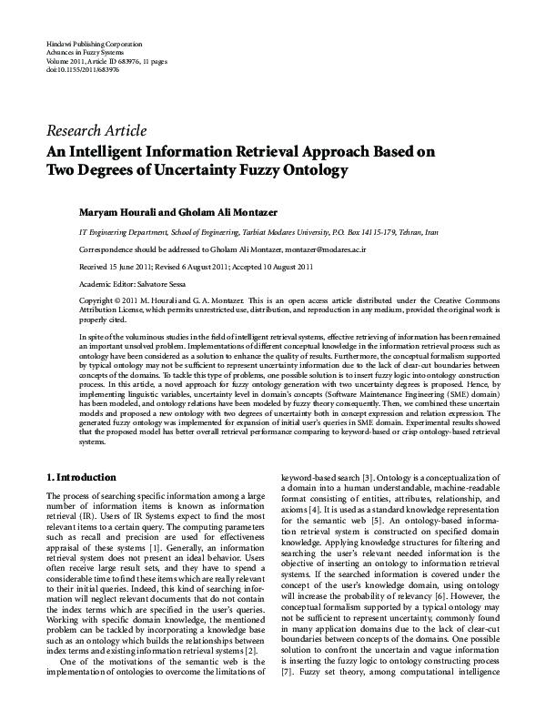 (PDF) An Intelligent Information Retrieval Approach Based on Two ...