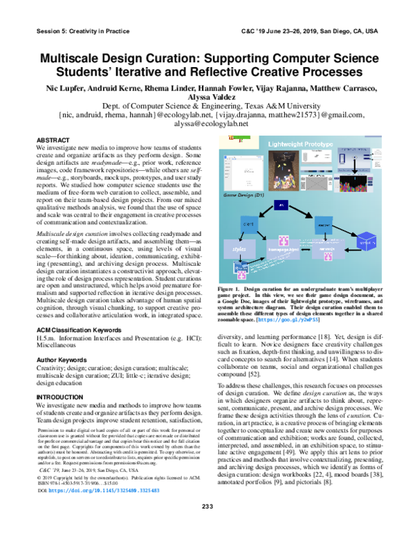 (PDF) Multiscale Design Curation