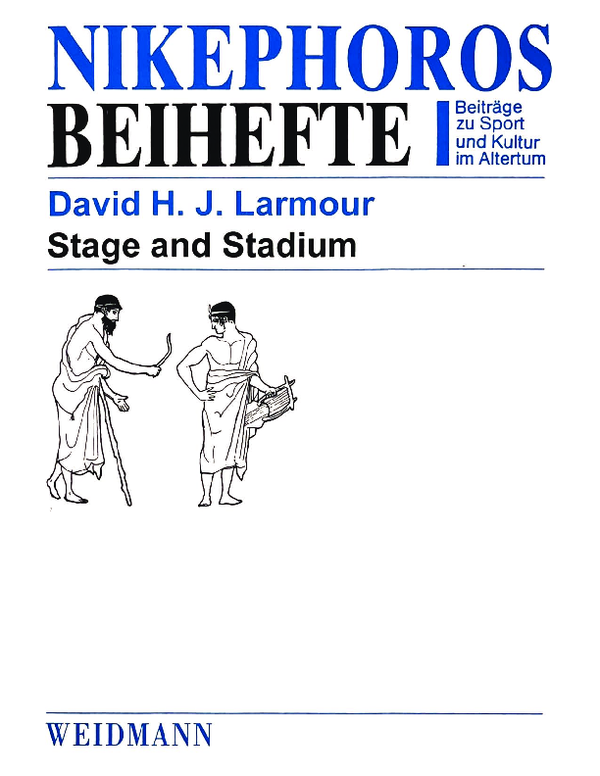 (PDF) Stage and Stadium by David Larmour