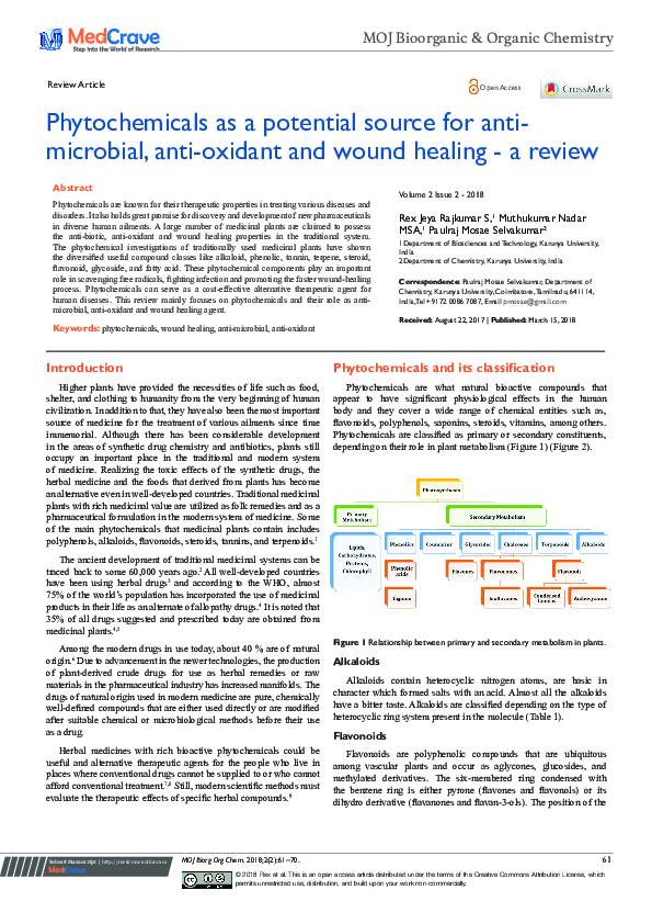 (PDF) Phytochemicals as a potential source for anti-microbial, anti-oxidant and wound healing ...