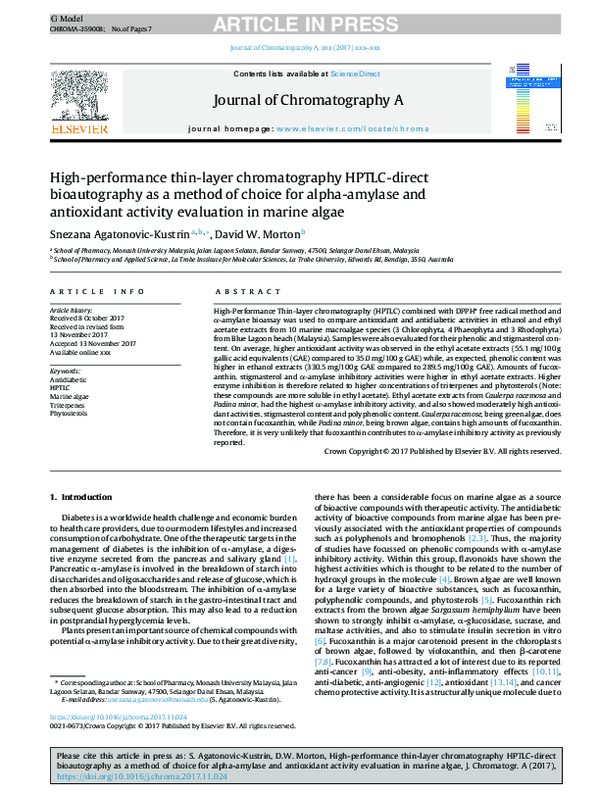 (PDF) High-Performance Thin-Layer Chromatography (HPTLC): a New Green Approach to Soluble Fiber ...