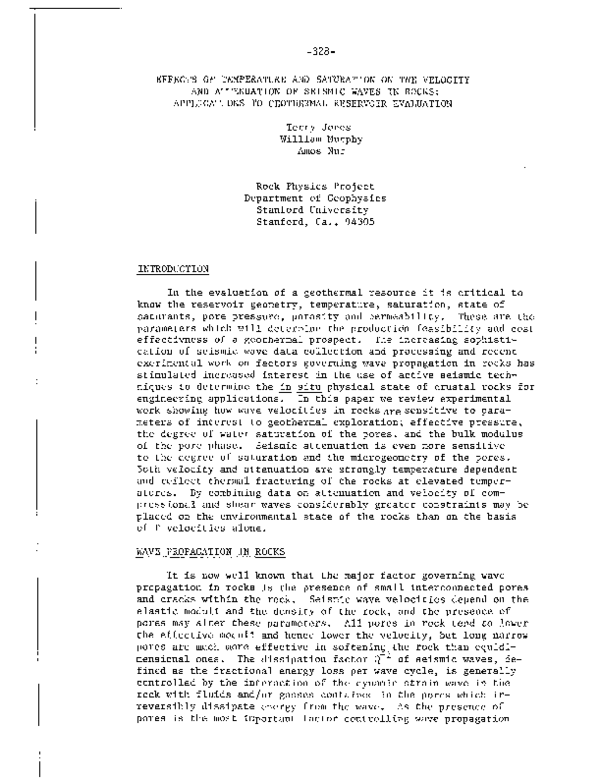 (PDF) Effects of Temperature and Saturation on the Velocity and ...