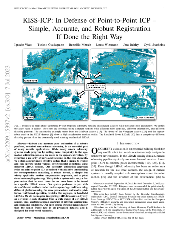 (PDF) KISS-ICP: In Defense of Point-to-Point ICP -- Simple, Accurate ...