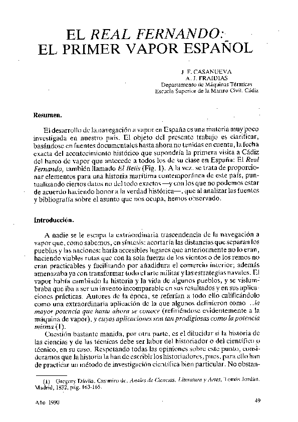 (PDF) El «Real Fernando»: el primer vapor español