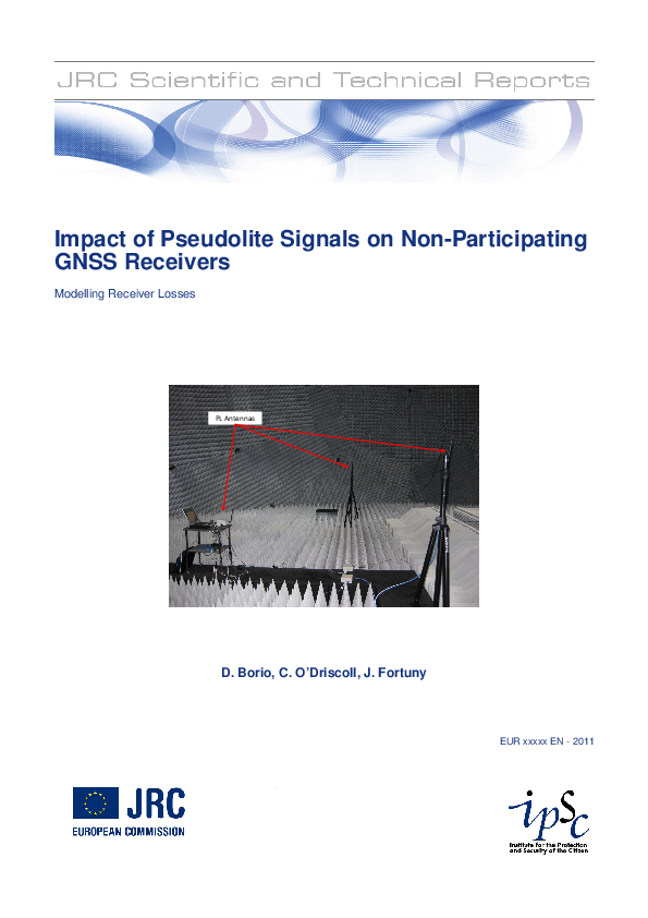 Pdf Pseudolite Signal Impacts On Gnss Receivers