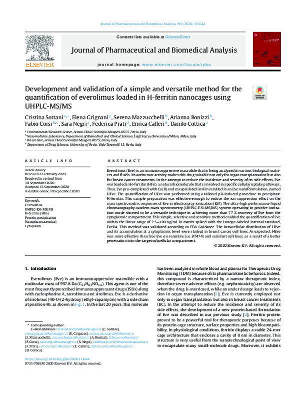 (PDF) Development and validation of a simple and versatile method for the quantification of ...