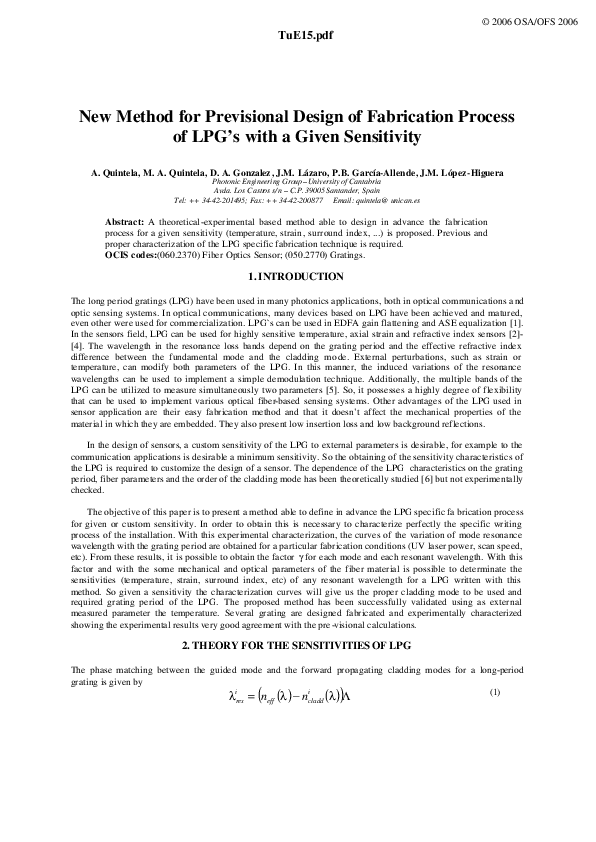(PDF) New Method for Previsional Design of Fabrication Process of LPG’s ...