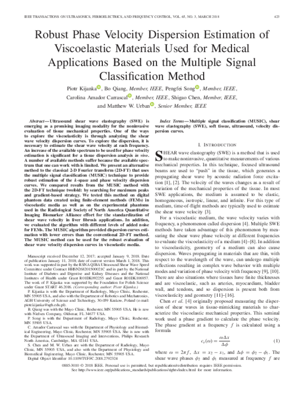 (PDF) Robust Phase Velocity Dispersion Estimation of Viscoelastic Materials Used for Medical ...