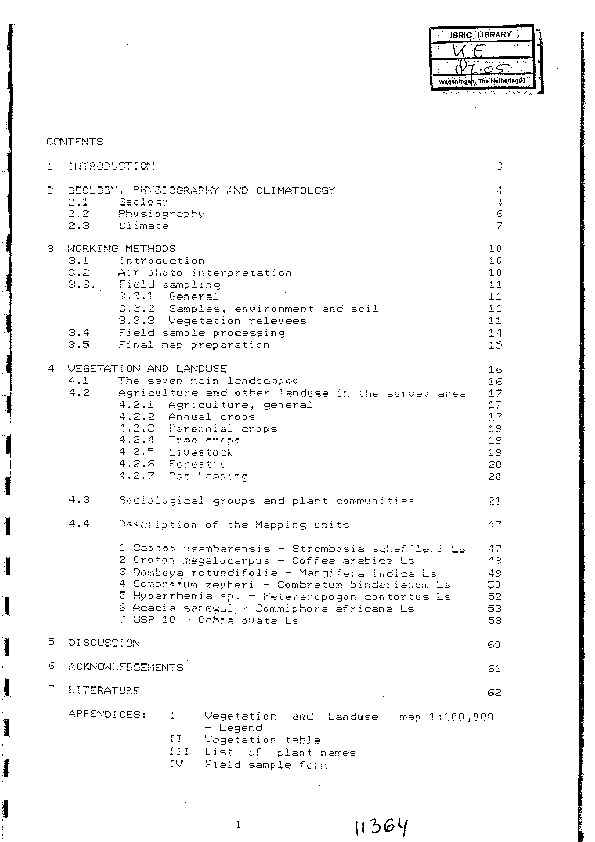 (PDF) Vegetation and Land Use Map of the Chuka-South Area. Scale 1: ...