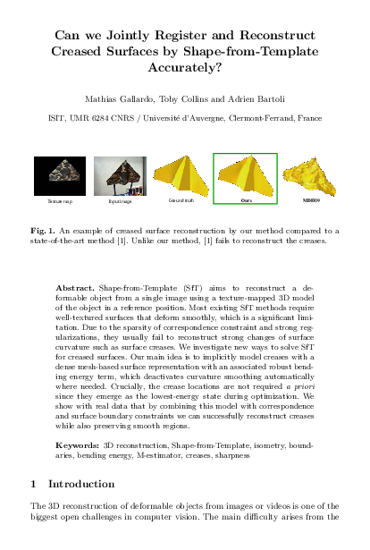 (PDF) Can We Jointly Register and Reconstruct Creased Surfaces by Shape ...