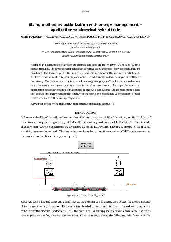 (PDF) Sizing method by optimization with energy management ...