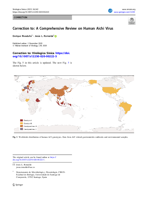 (PDF) Correction to: A Comprehensive Review on Human Aichi Virus
