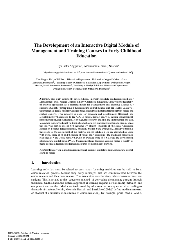 (PDF) The Development of an Interactive Digital Module of Management ...