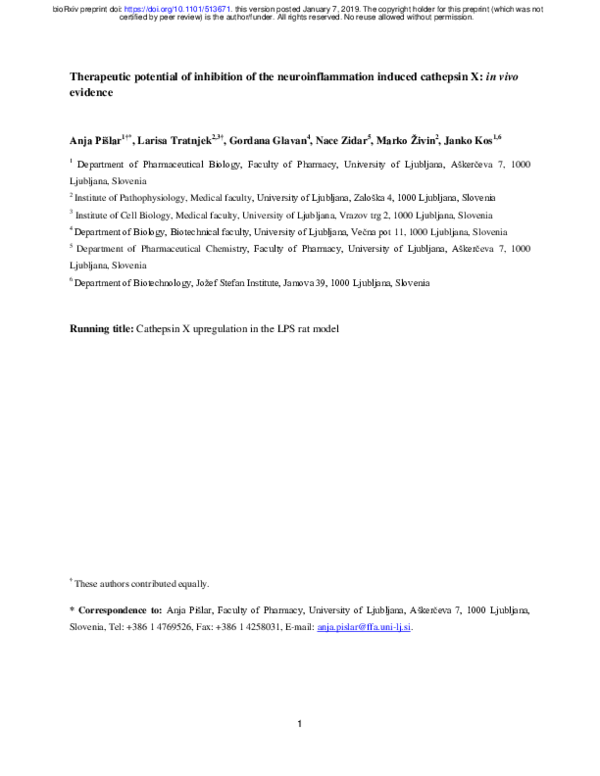 (PDF) Therapeutic potential of inhibition of the neuroinflammation ...