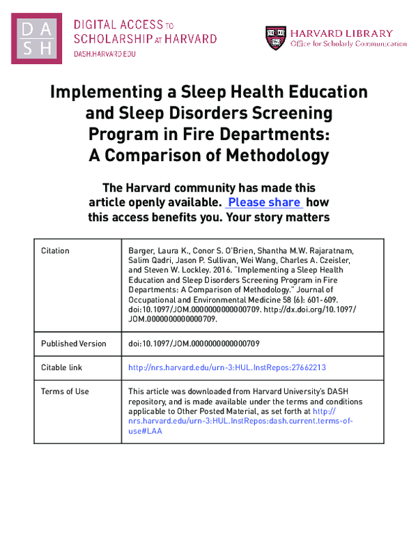 (PDF) Implementing a Sleep Health Education and Sleep Disorders ...