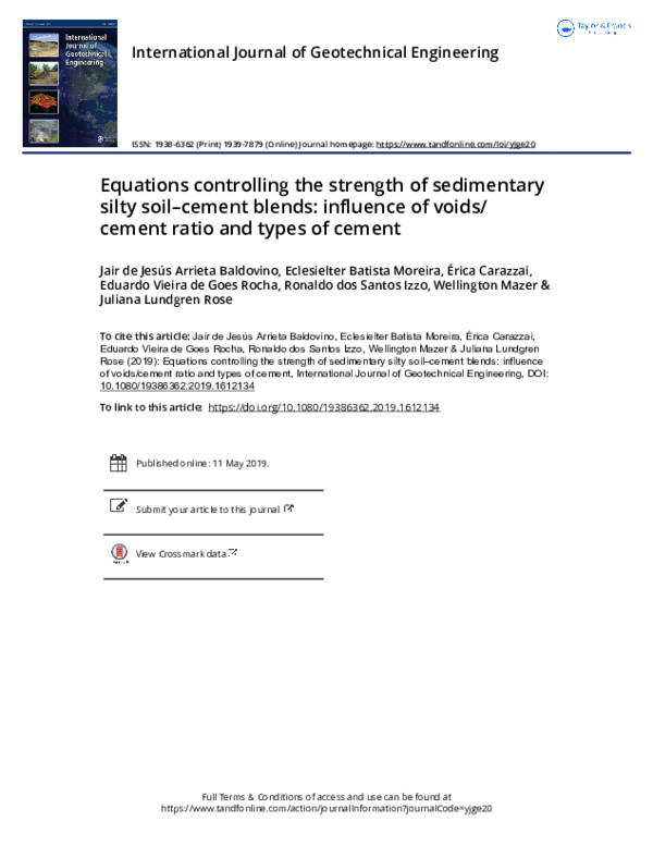 (PDF) Equations controlling the strength of sedimentary silty soil ...