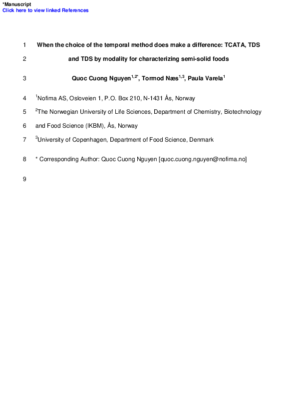 (PDF) When the choice of the temporal method does make a difference ...