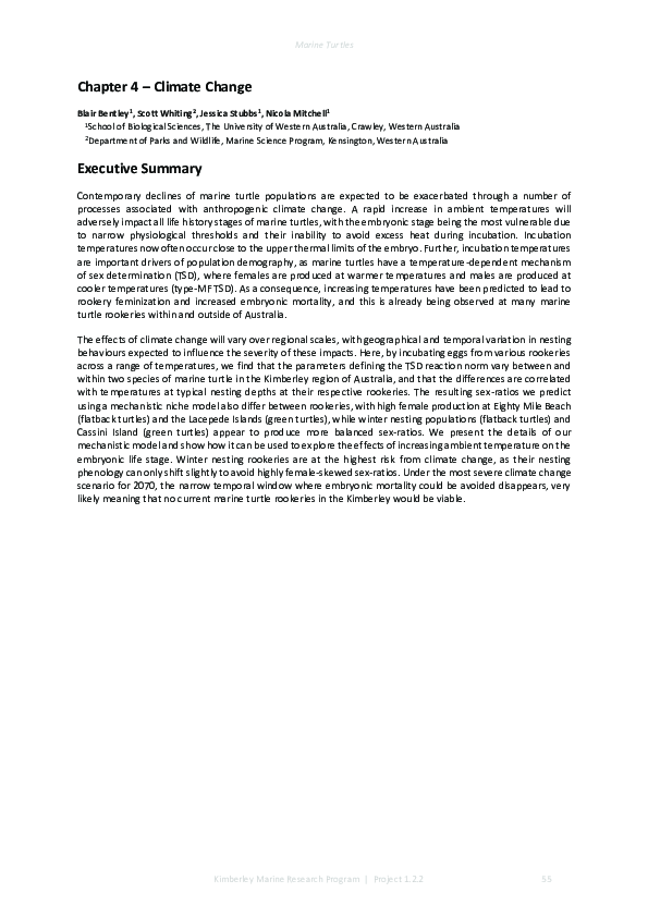 (PDF) Chapter 4 – Climate Change