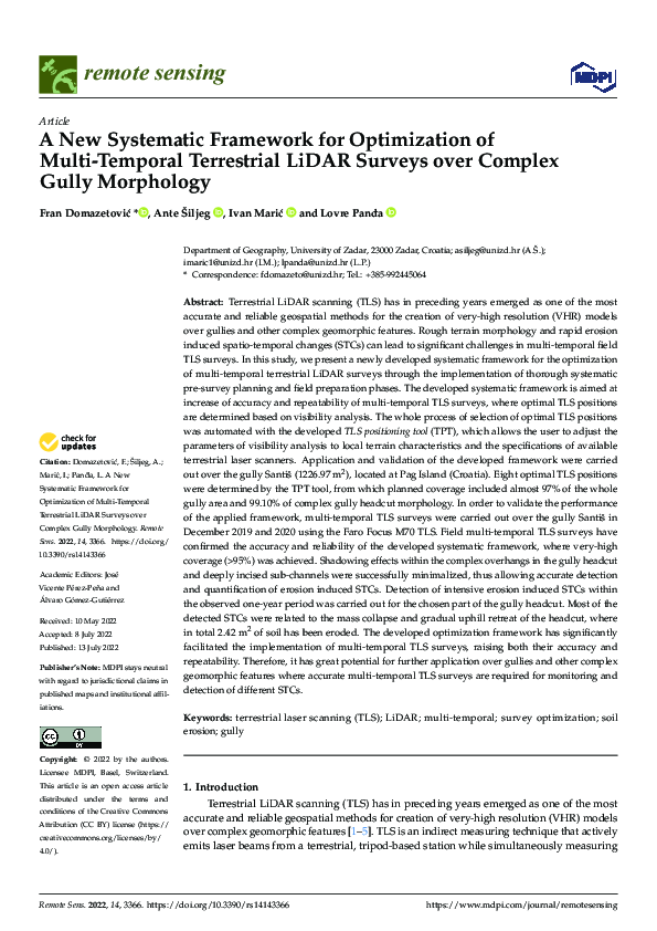 Pdf A New Systematic Framework For Optimization Of Multi Temporal