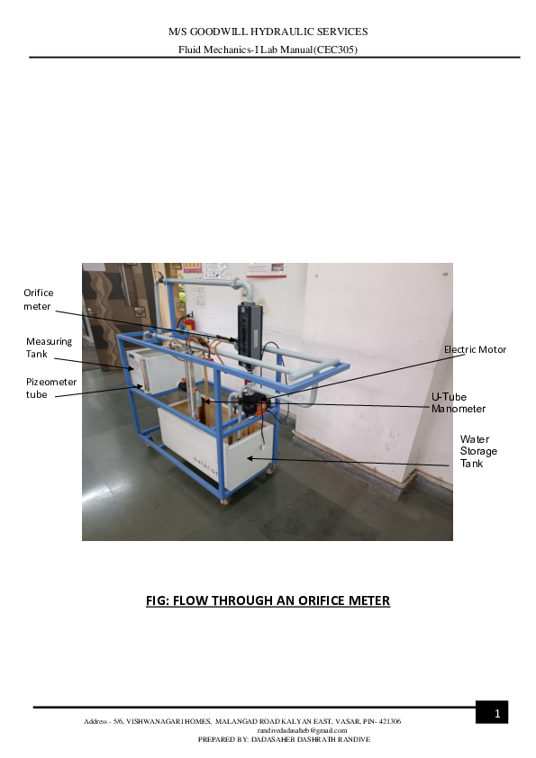 (PDF) Orifice Meter.