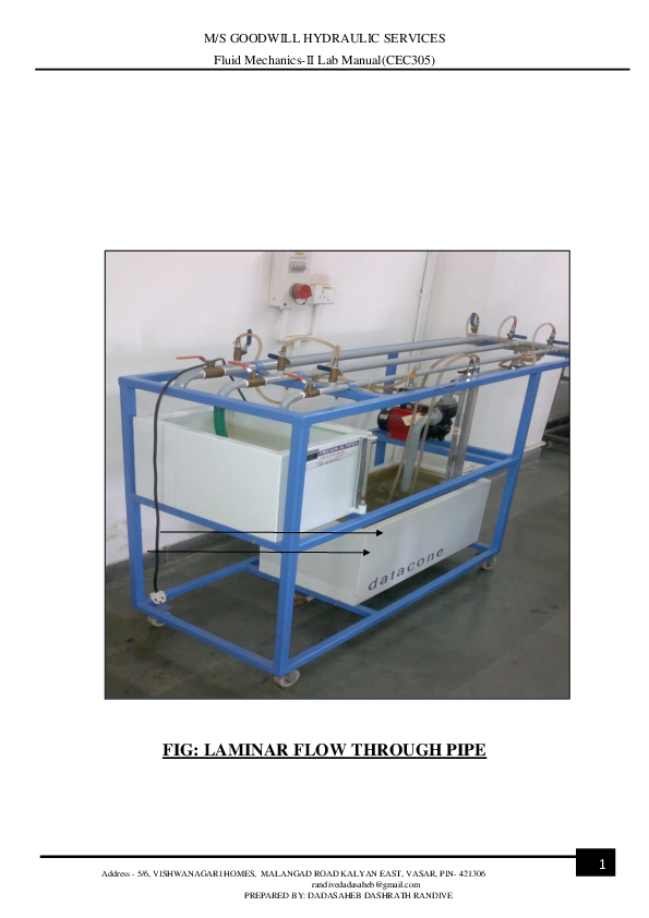 (PDF) Laminar flow