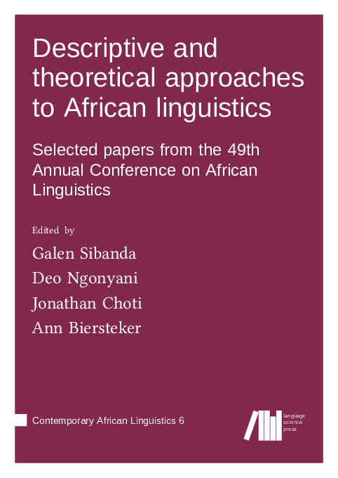 (PDF) Descriptive and theoretical approaches to African linguistics