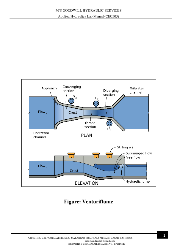 (PDF) Venturi flume