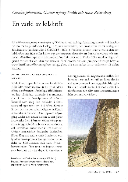 (PDF) En värld av kilskrift