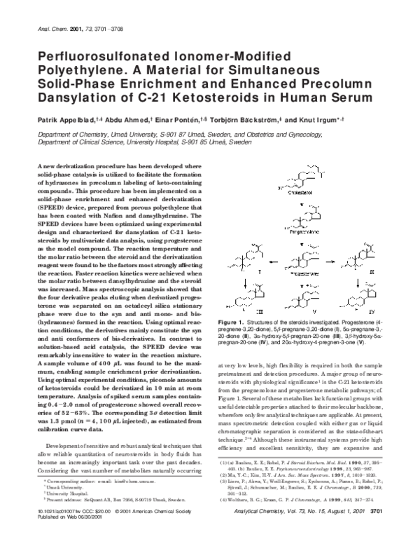 (PDF) Perfluorosulfonated Ionomer-Modified Polyethylene. A Material for ...