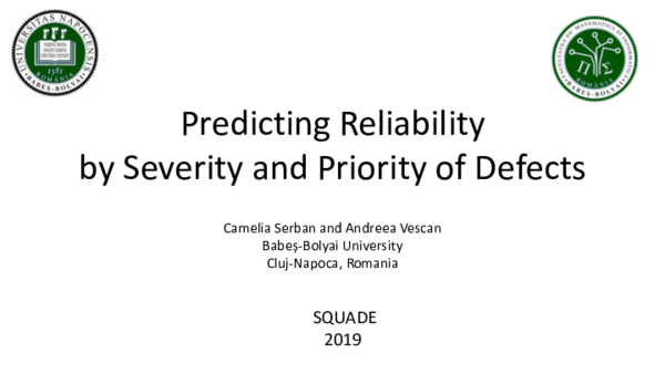 Pdf Predicting Reliability By Severity And Priority Of Defects