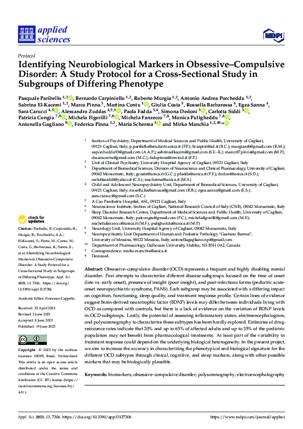 (PDF) Identifying Neurobiological Markers in Obsessive–Compulsive Disorder: A Study Protocol for ...