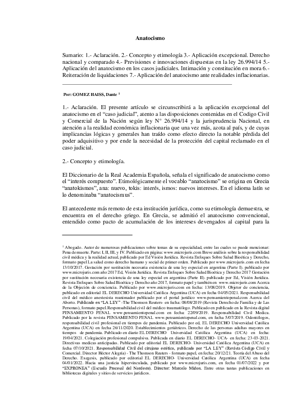 (PDF) ANATOCISMO by GOMEZ HAISS Dante