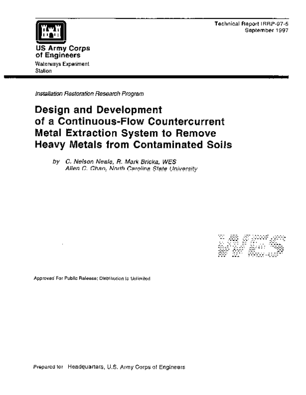 (PDF) Design and Development of a Continuous-Flow Countercurrent Metal ...