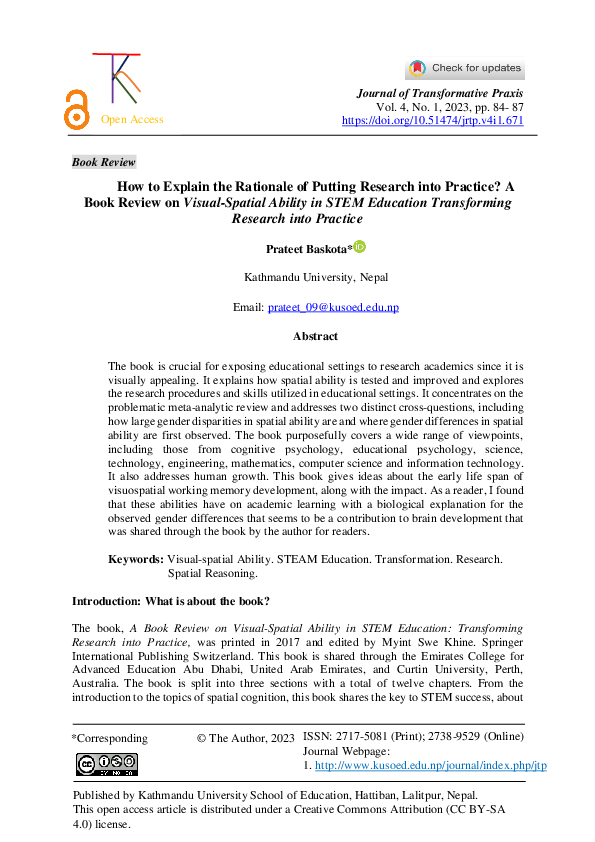 (PDF) How to Explain the Rationale of Putting Research into Practice? A ...