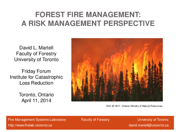(PDF) Forest Fire Management
