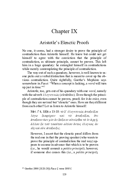 (PDF) Aristotle's Elenctic Proofs. Jan Łukasiewicz (2021 [1910 ...