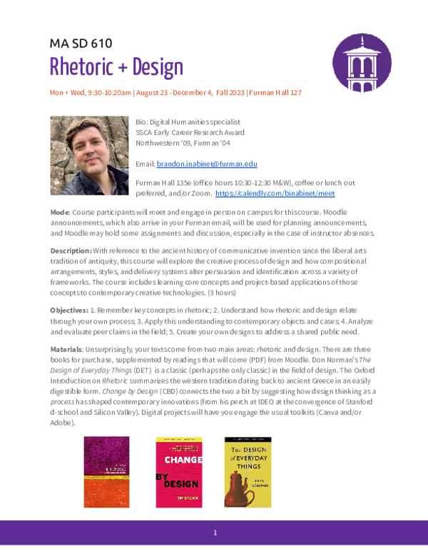 (PDF) Rhetoric + Design