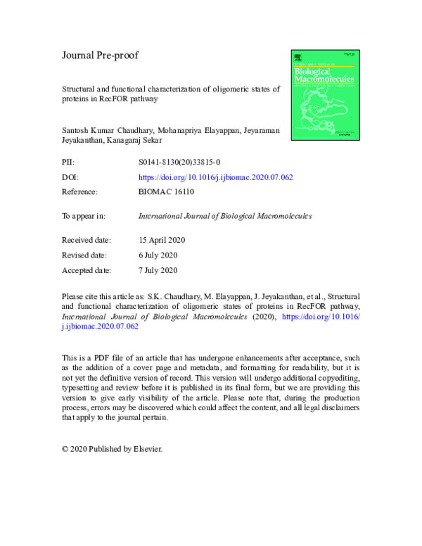 (PDF) Structural and functional characterization of the two human ThOX ...